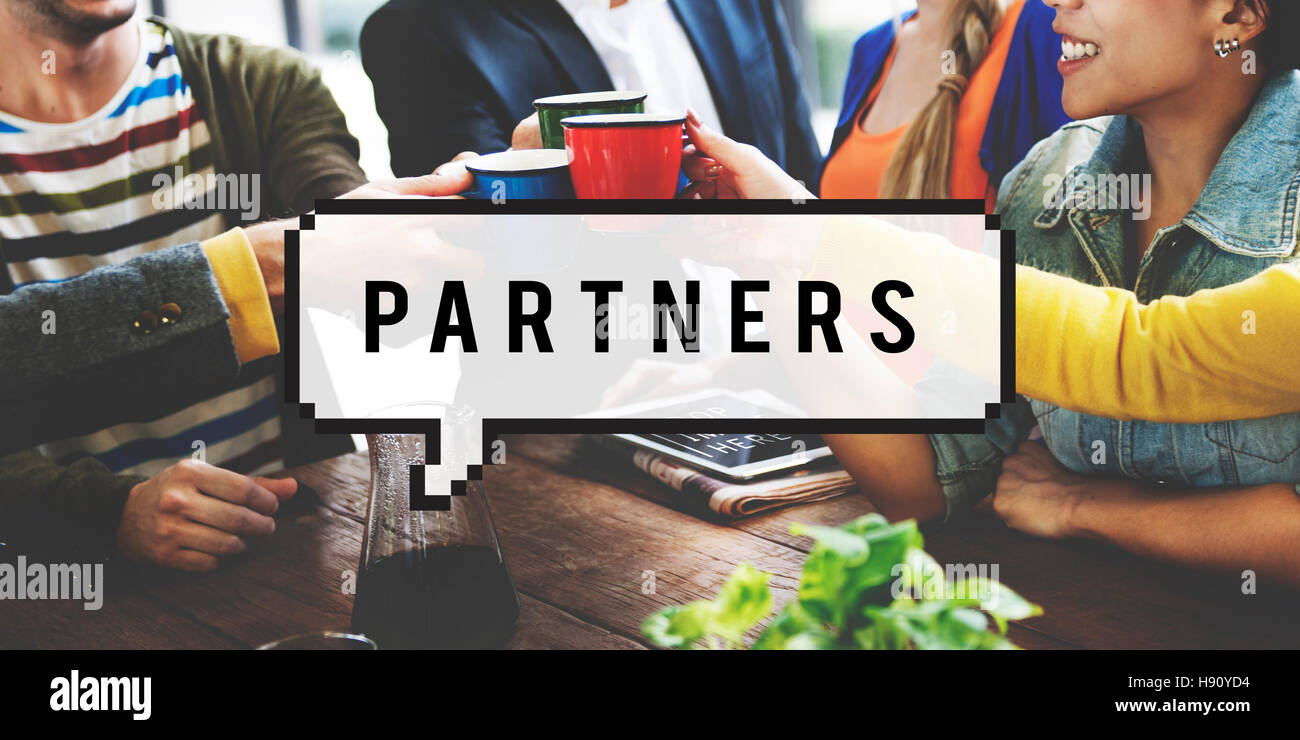 Partners Alliance Collaboration Teamwork Team Concept Stock Photo - Alamy