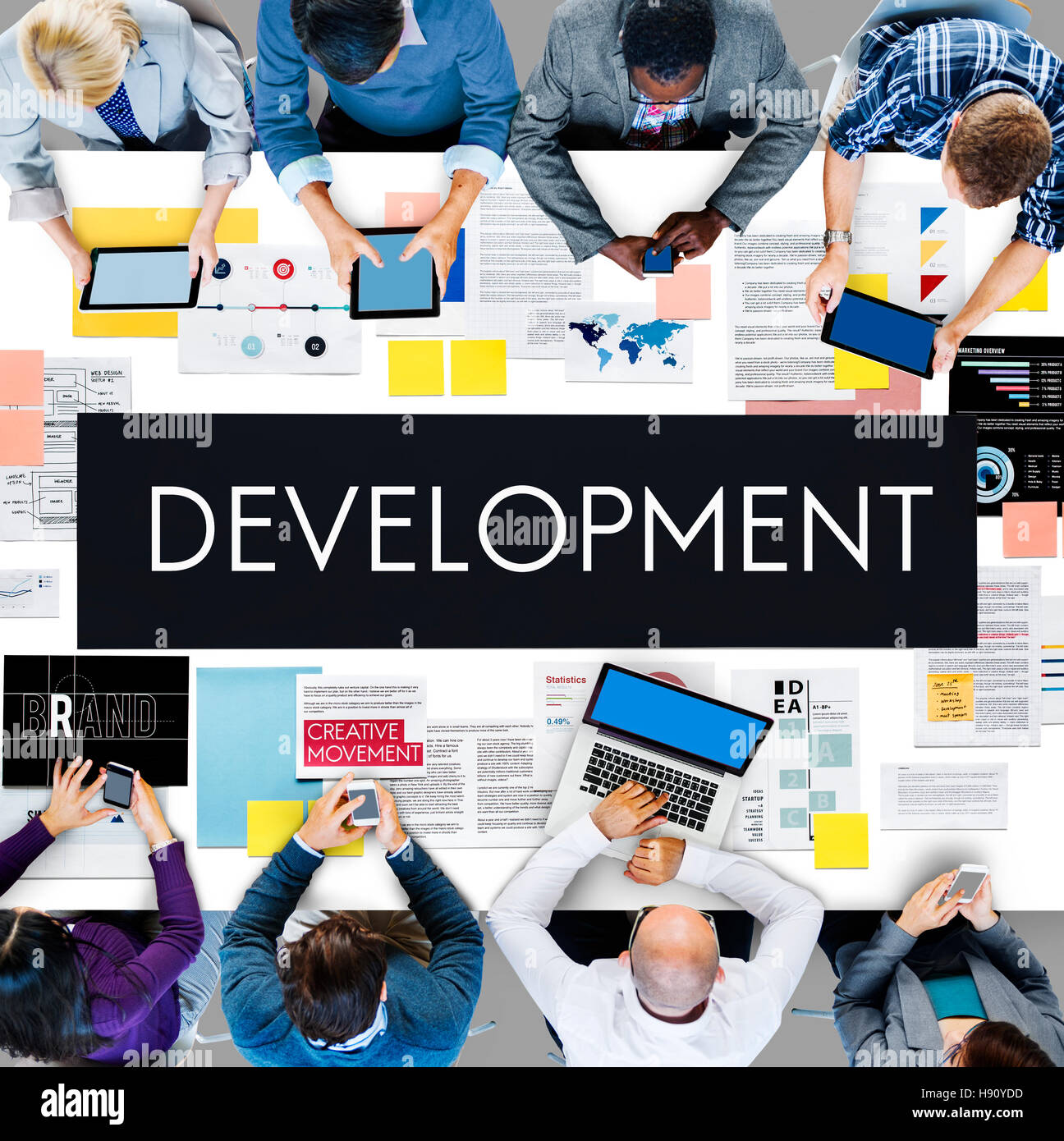 Development Process Solution Strategy Concept Stock Photo - Alamy