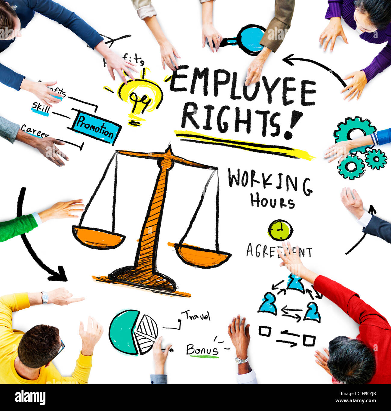 Employee Rights Employment Equality Job People Meeting Concept Stock Photo - Alamy