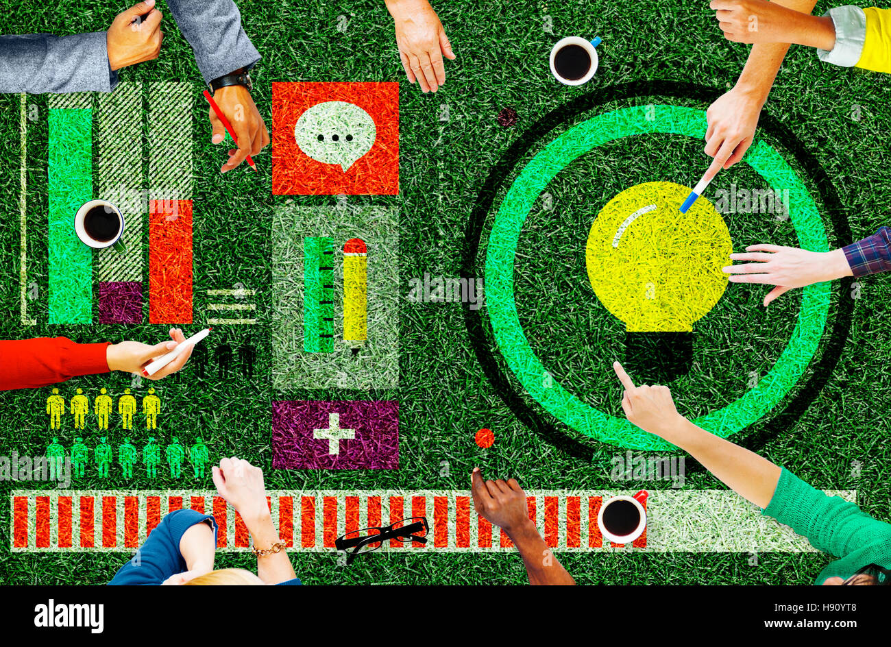 Ideas Innovation Creativity Knowledge Inspiration Vision Concept Stock ...