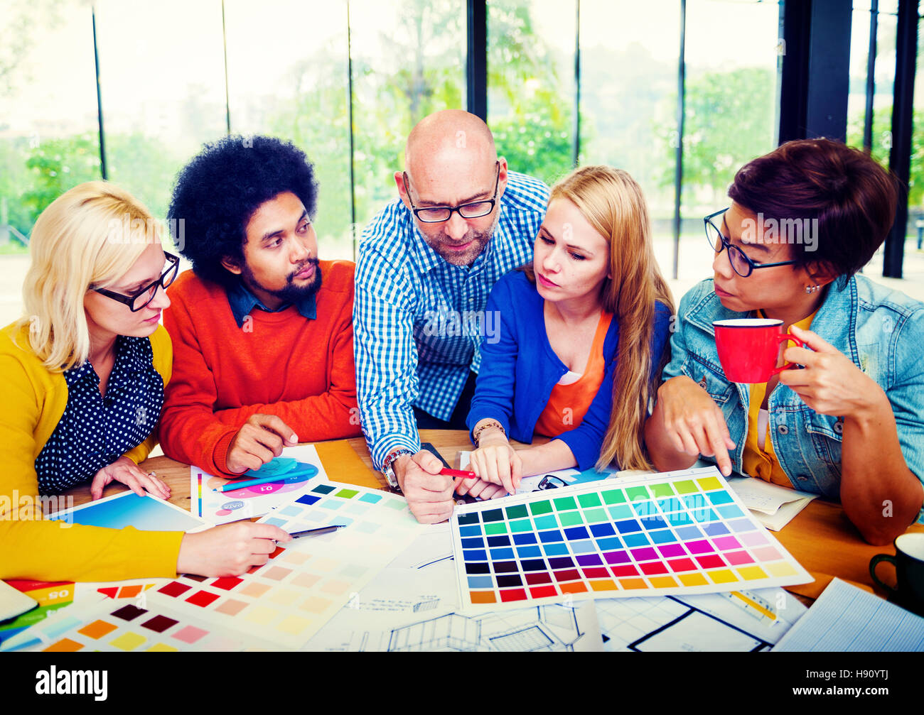 Designers Team Creative Occupation Working Planning Concept Stock Photo ...