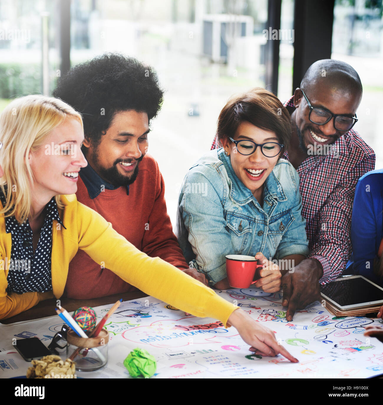 Start up Business Team Meeting Ideas Concept Stock Photo - Alamy