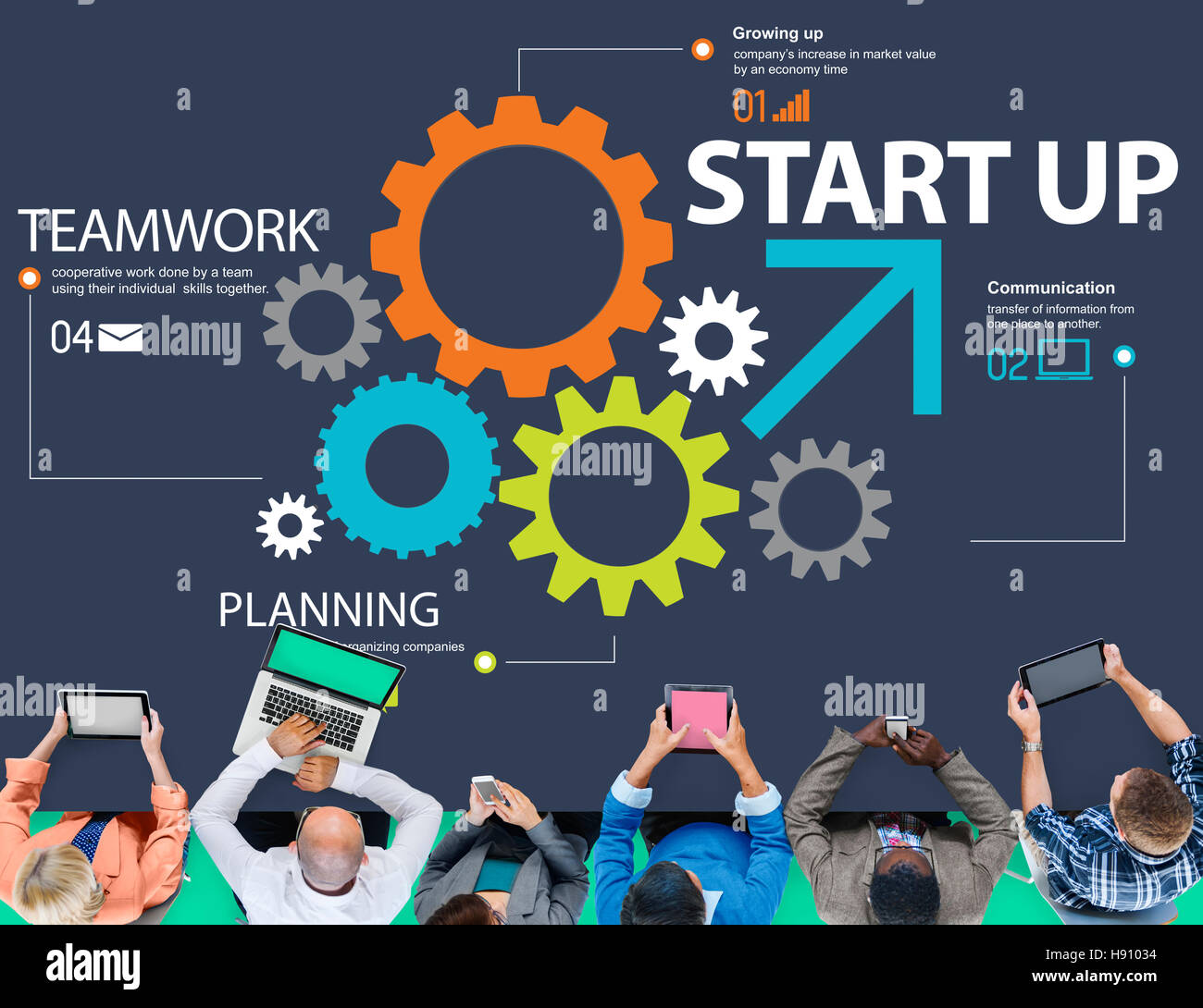 Startup Goals Growth Success Plan Business Concept Stock Photo - Alamy