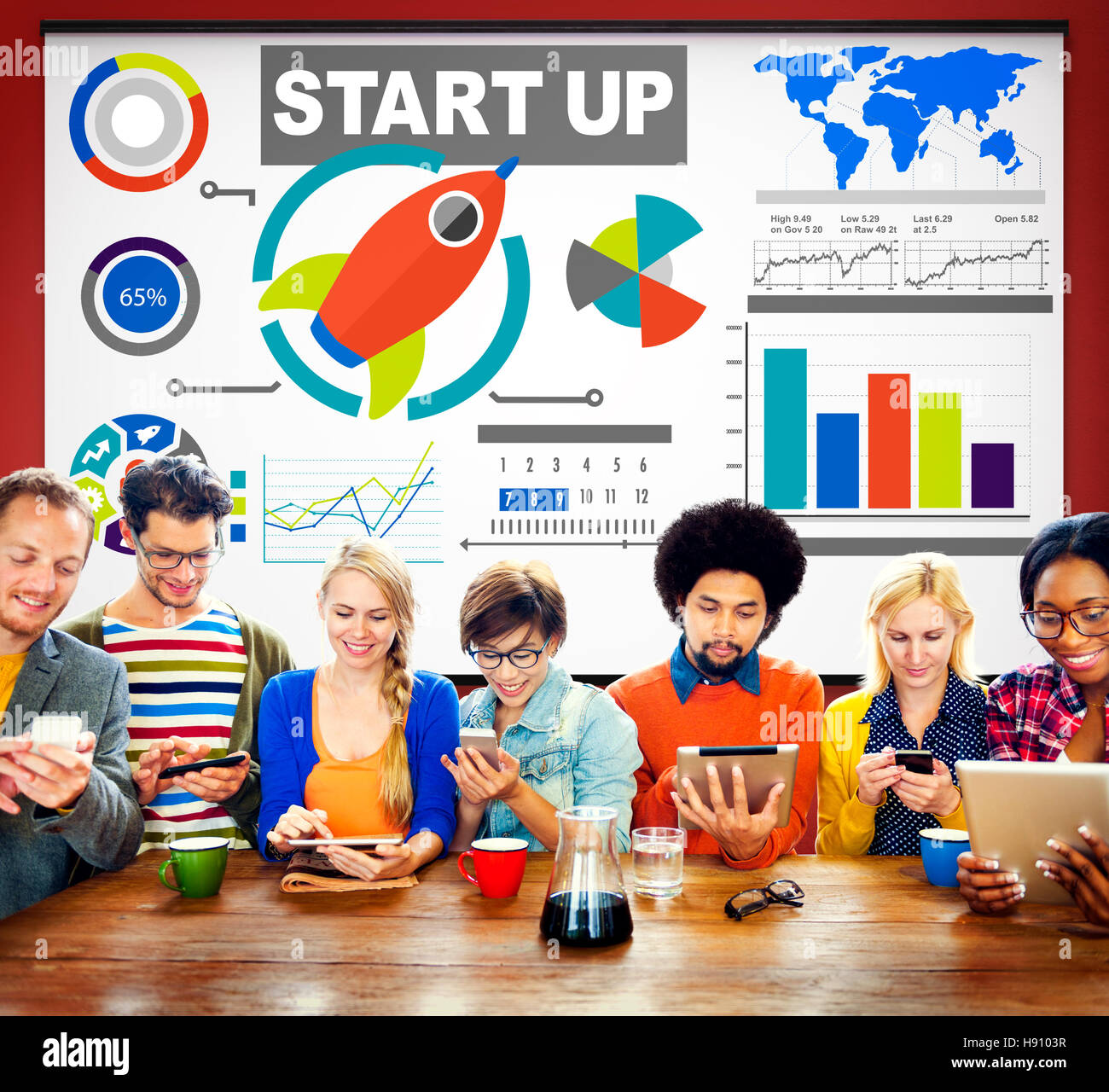 Business Plan Startup Strategy Innovation Vision Creativity Concept ...