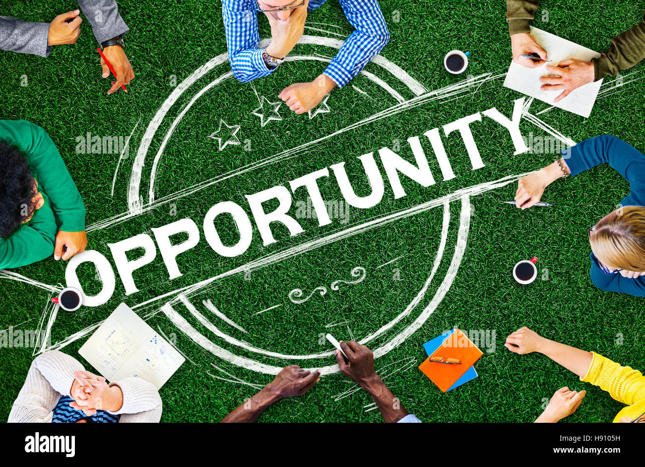 Opportunity Change Chance Choice Development Concept Stock Photo - Alamy
