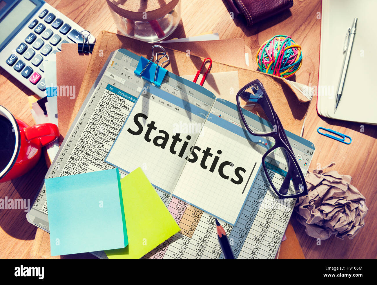 Statistics Stats Analysis Research Economic Financial Concept Stock ...