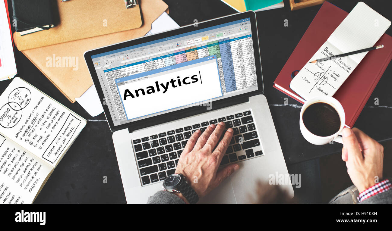 Analysis Analytics Information Data Study Concept Stock Photo - Alamy