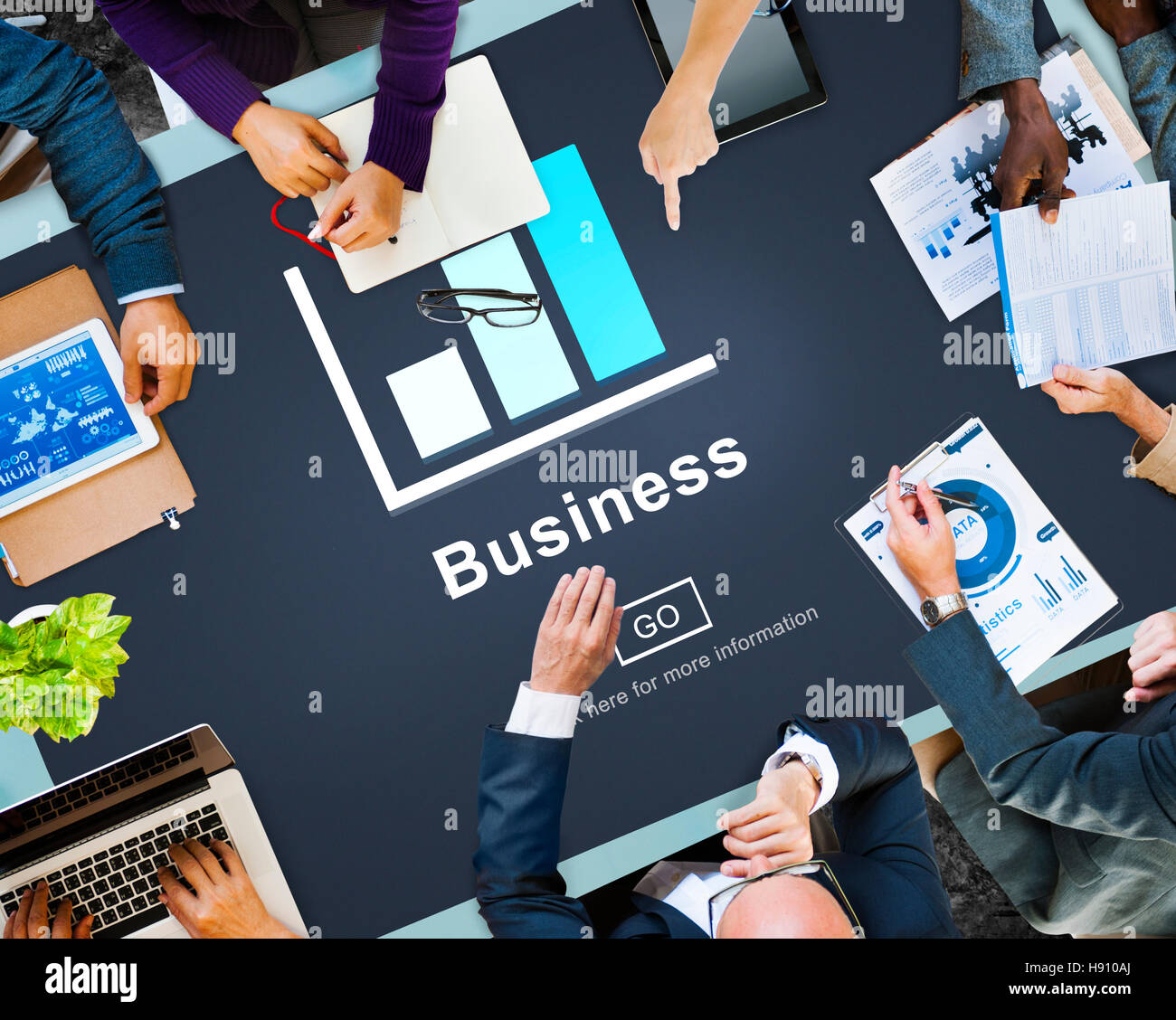 Business Team Meeting Brainstorming Planning Concept Stock Photo - Alamy