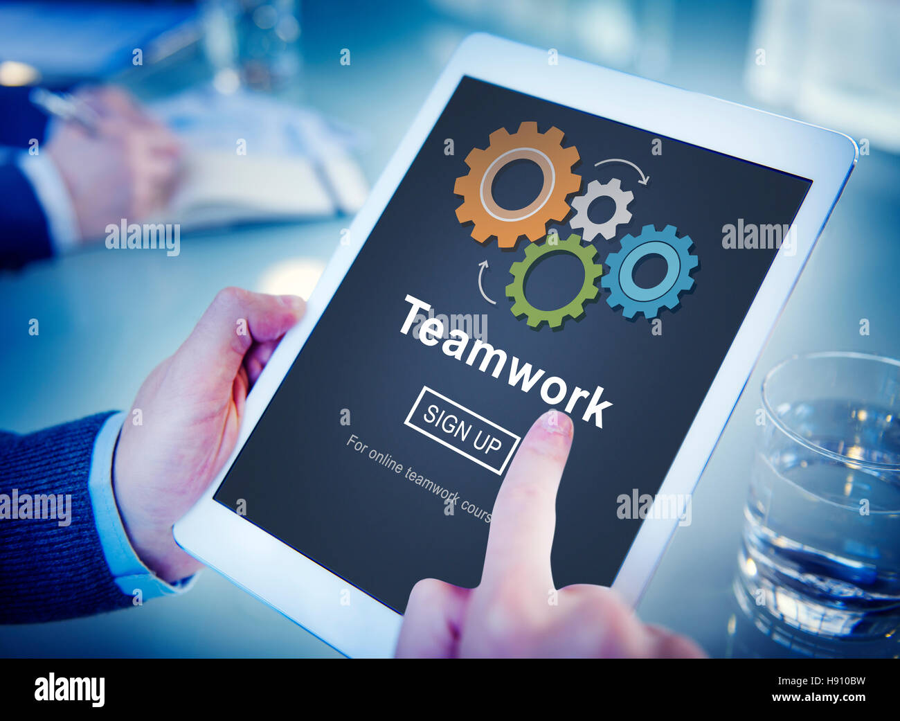 Team Teamwork Collaboration Cooperation Concept Stock Photo - Alamy