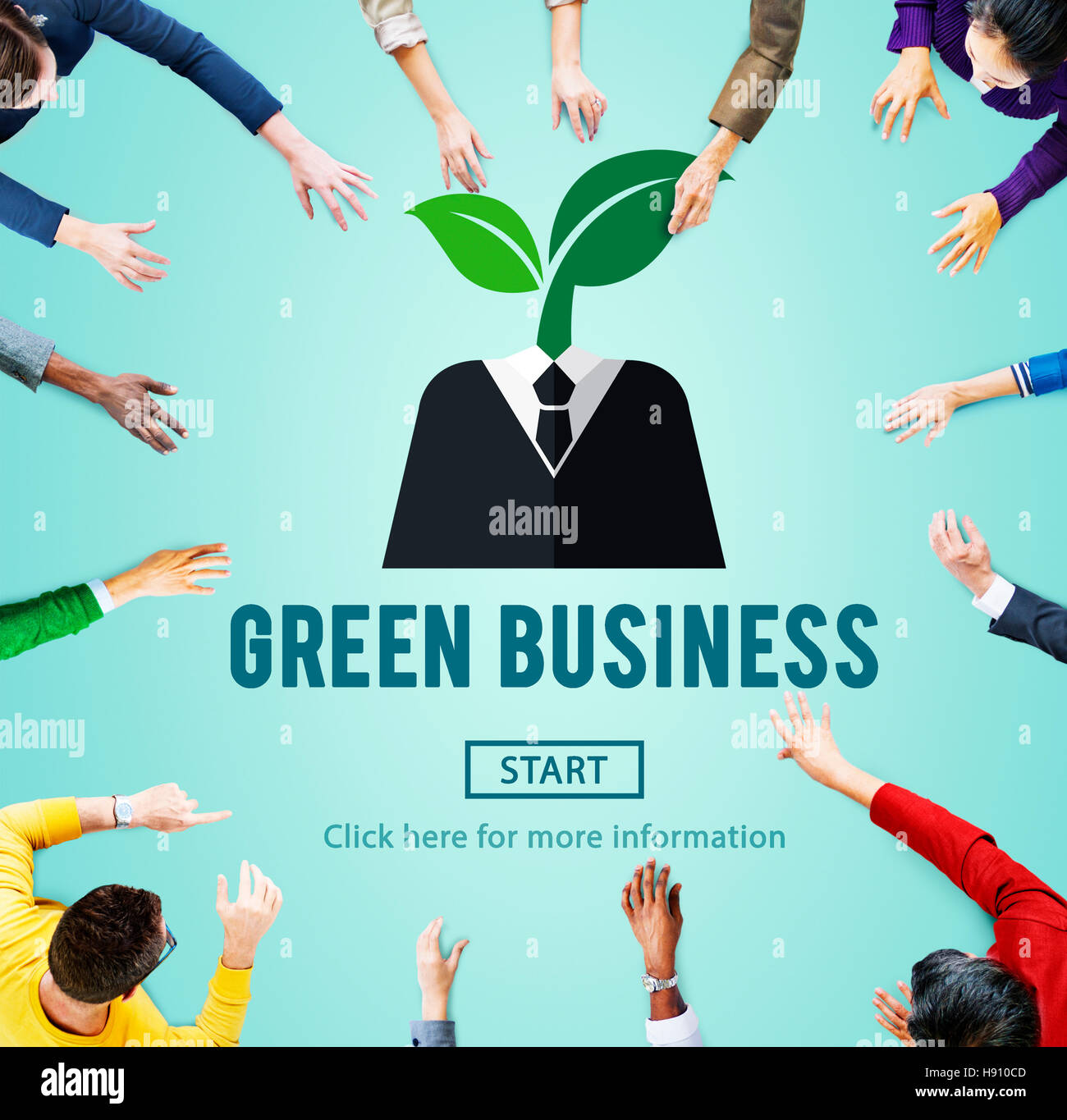 Green Business Ecology Environment Concept Stock Photo - Alamy