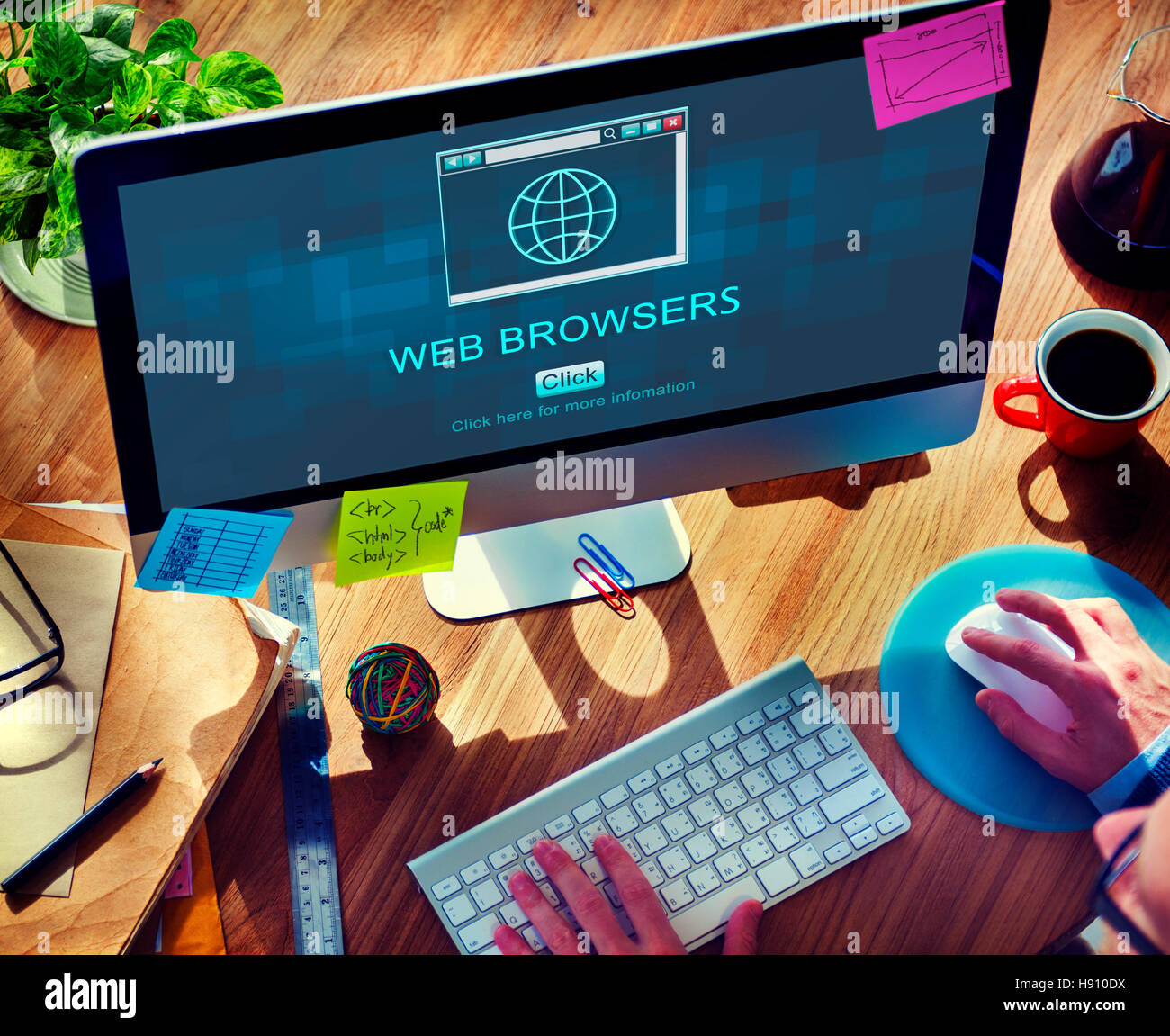 Web Browsers Global Page Site Interface Concept Stock Photo - Alamy