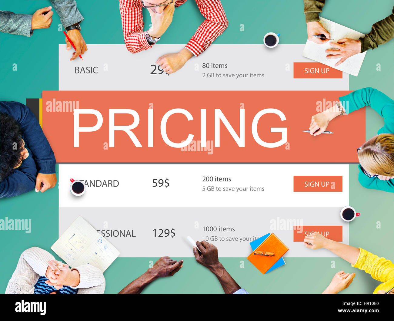 Marketing Pricing Price Promotion Value Concept Stock Photo - Alamy