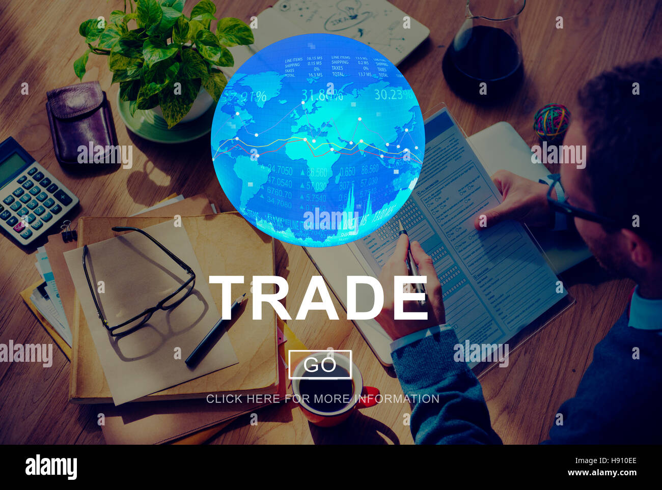 Trade Barter Commerce Exchange Merchandise Concept Stock Photo - Alamy