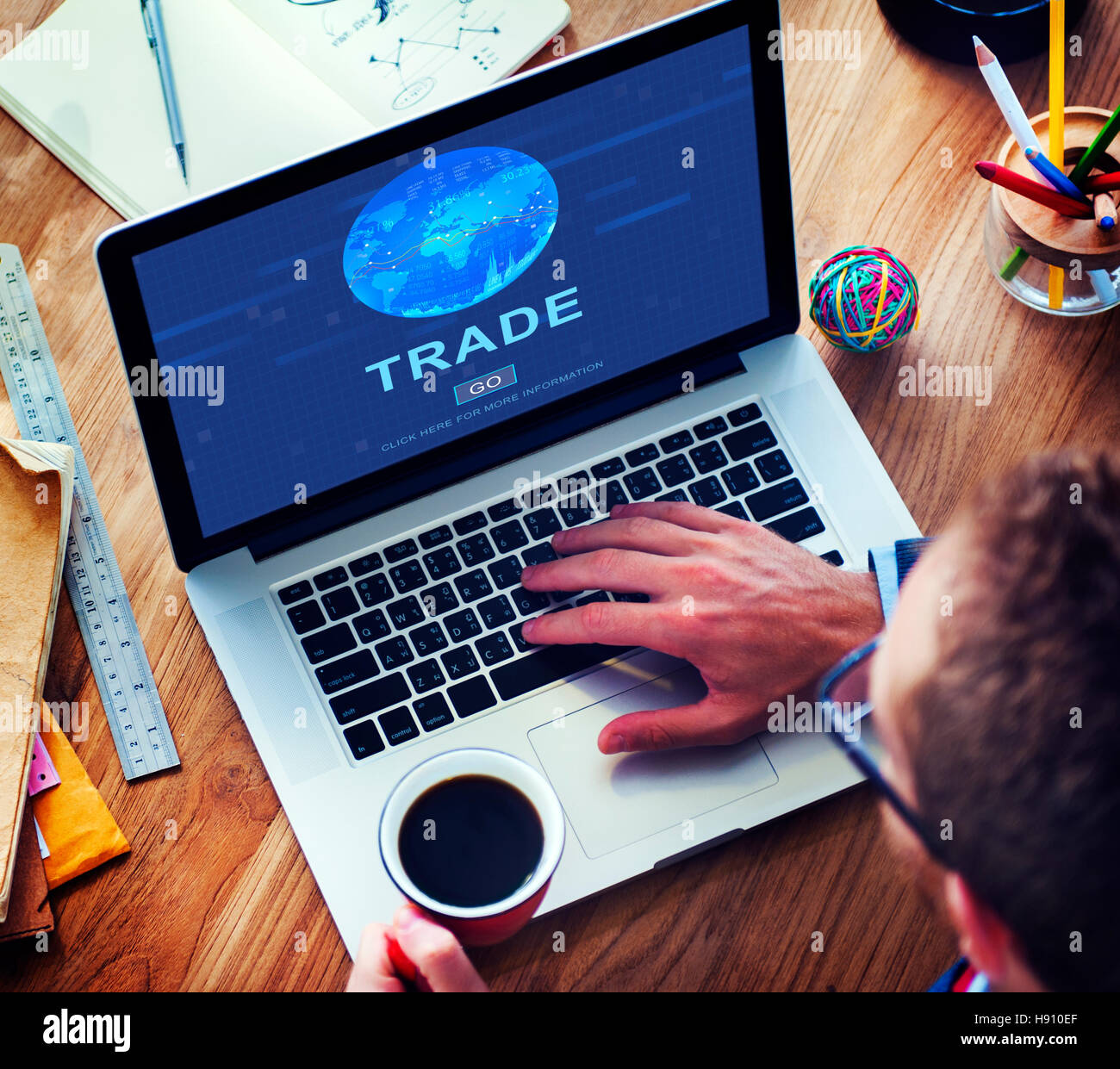 Trade Barter Commerce Exchange Merchandise Concept Stock Photo - Alamy