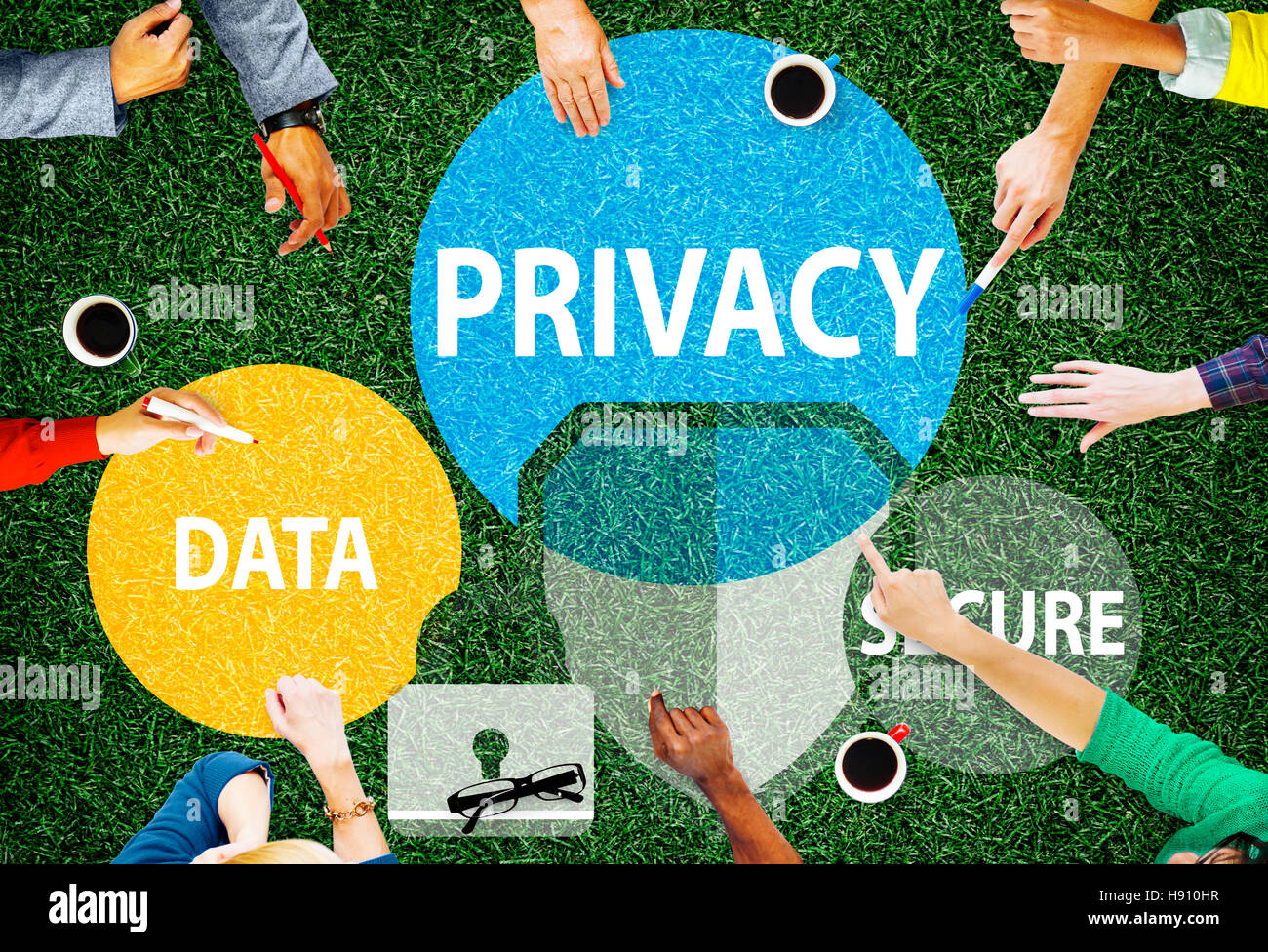 Privacy Data Secure Protection Safety Concept Stock Photo - Alamy