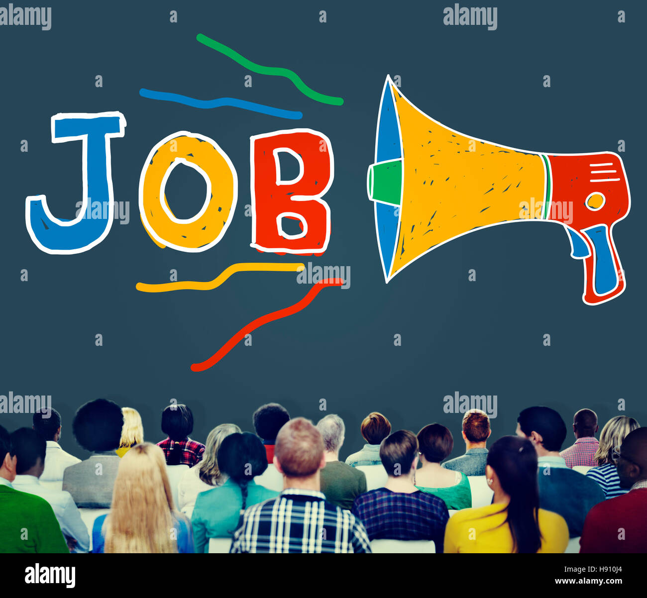 Job Career Occupation Recruitment Human Resource Concept Stock Photo ...