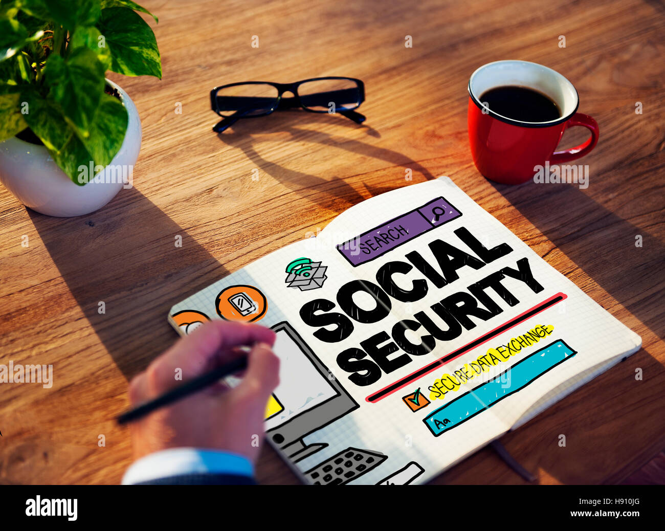 Social Security Welfare Retirement Payment Concept Stock Photo - Alamy