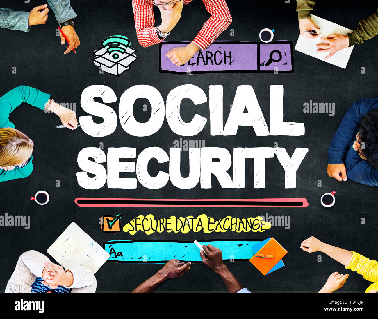 Social Security Welfare Retirement Payment Concept Stock Photo - Alamy