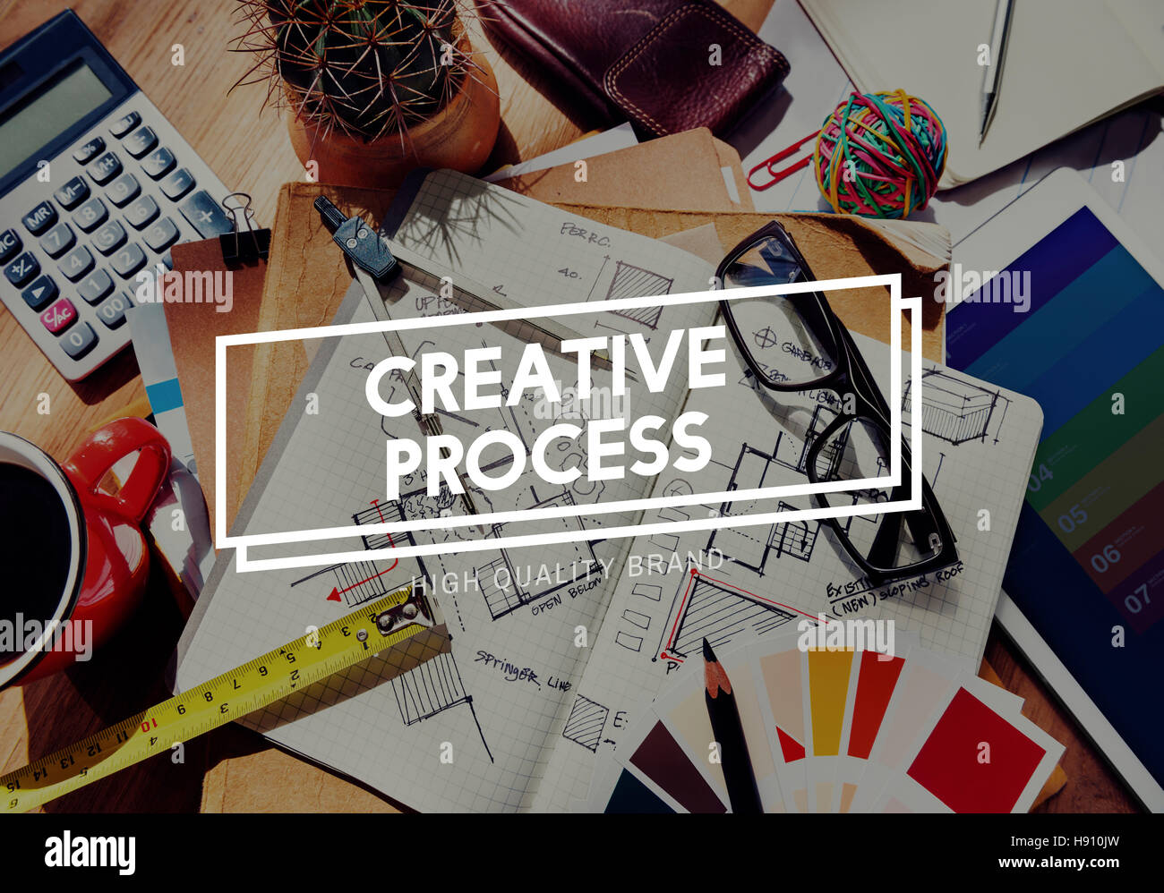 Creative Process Design Brainstorm Thinking Vision Ideas Concept Stock Photo - Alamy