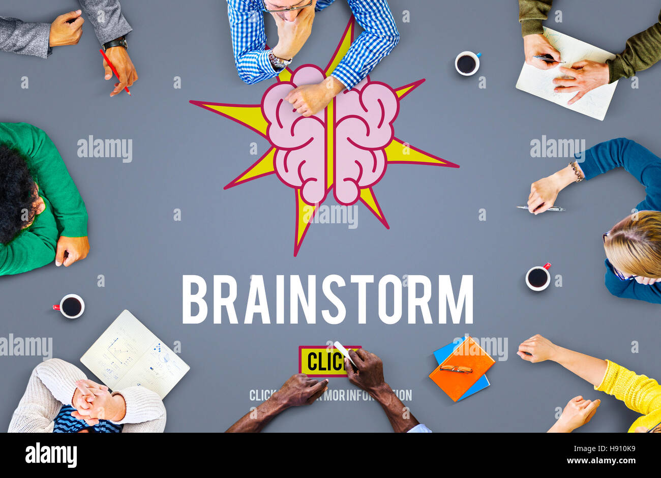 Brainstorm Ideas Plan Strategy Concept Stock Photo - Alamy