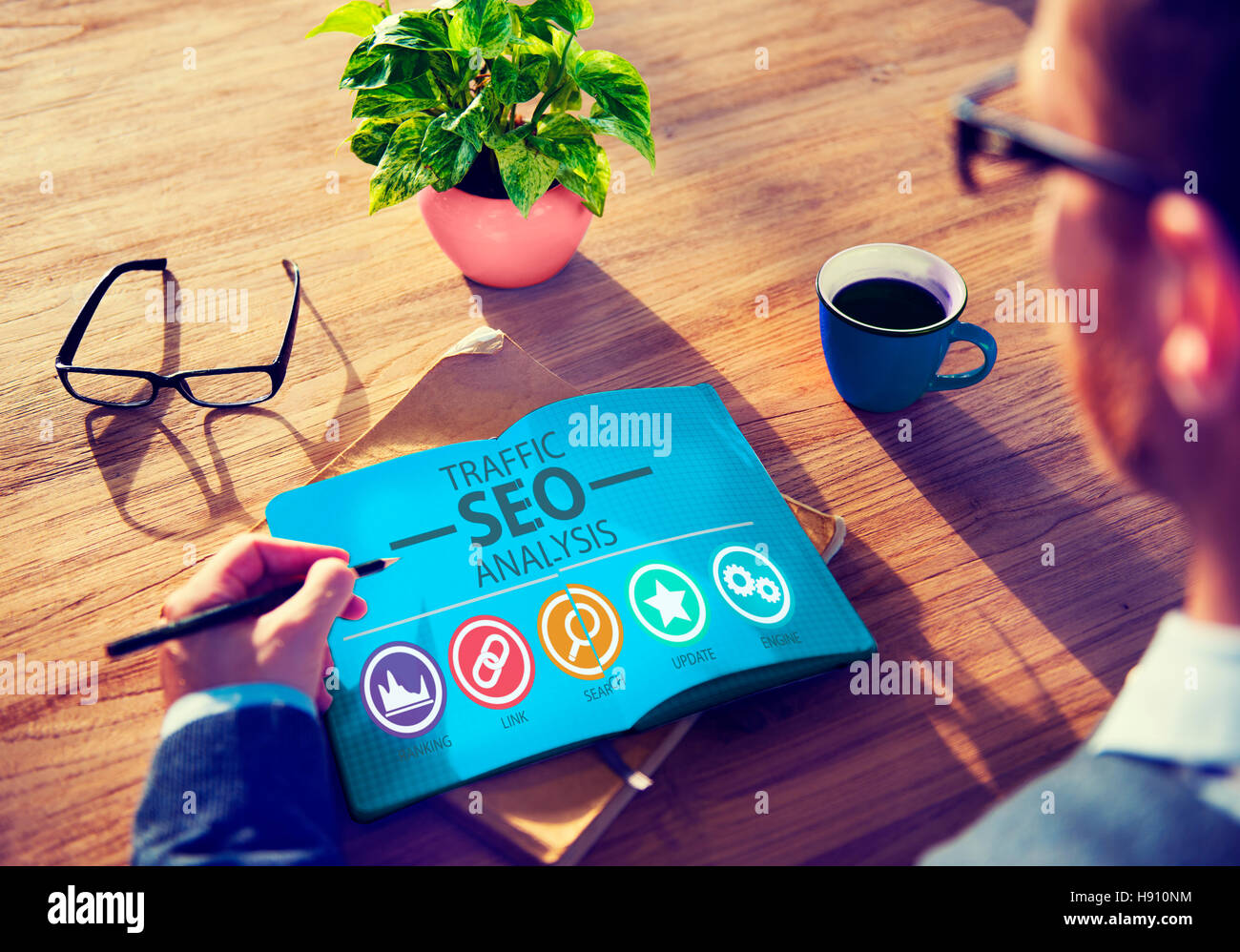 Search Engine Optimisation Analysis Information Data Concept Stock ...