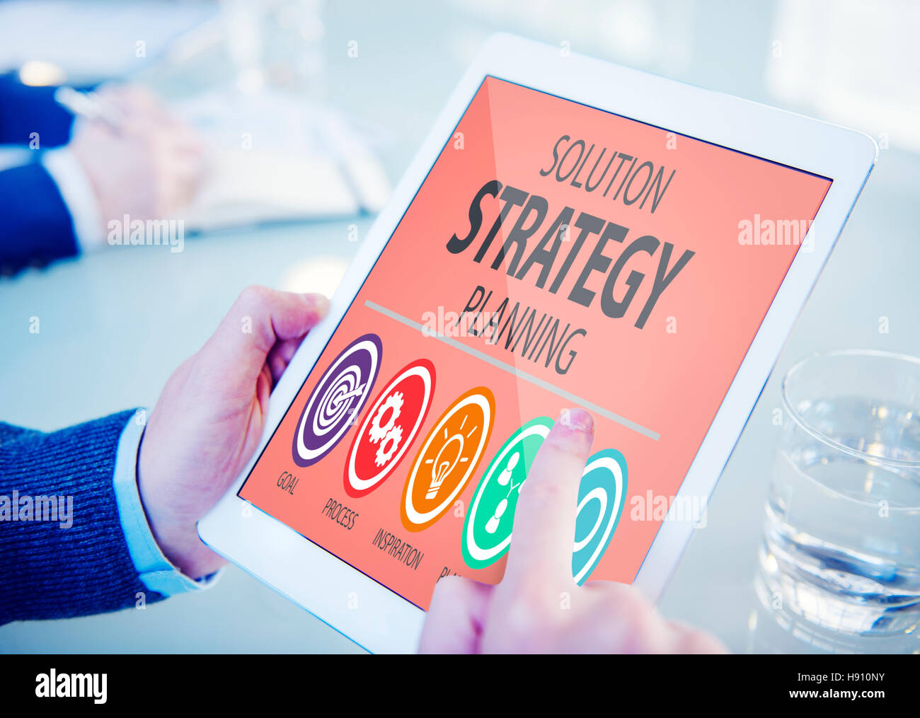 Strategy Business Goals Solution Success Concept Stock Photo - Alamy