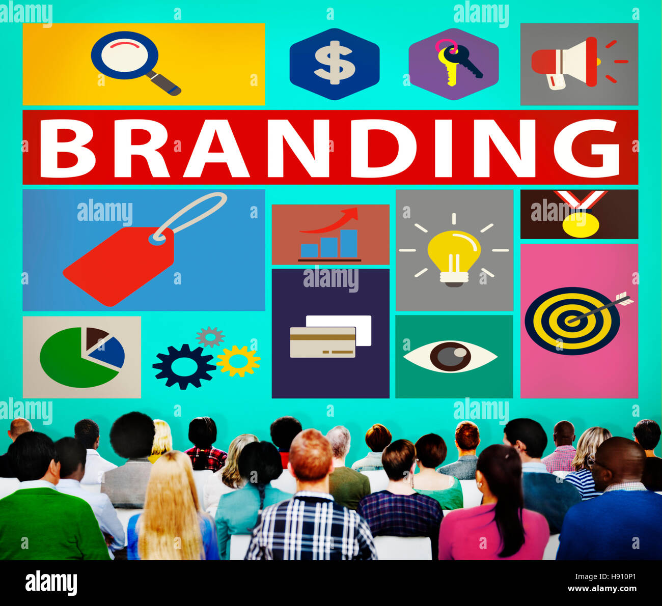 Brand Branding Marketing Commercial Name Concept Stock Photo - Alamy
