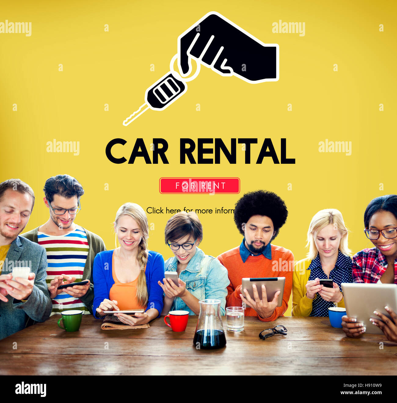 Car service concept team hi-res stock photography and images - Alamy
