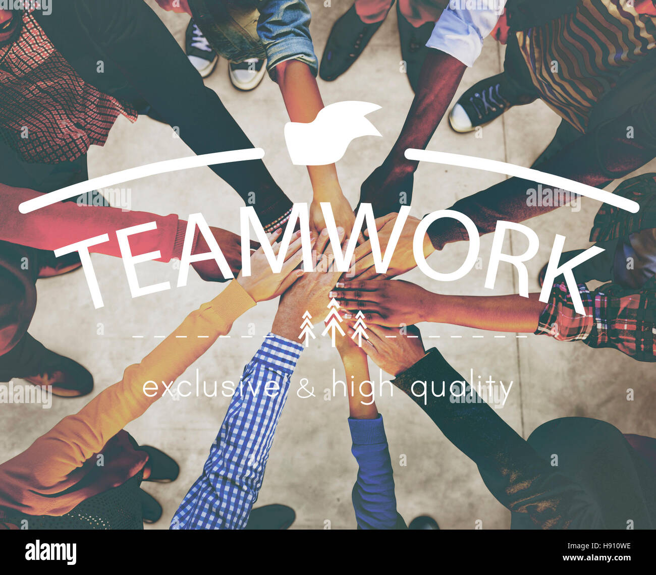 Teamwork team building spirit togetherness hi-res stock photography and ...