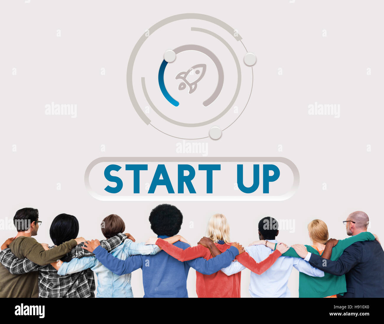 Business Startup Launch Strategy Vision Concept Stock Photo - Alamy