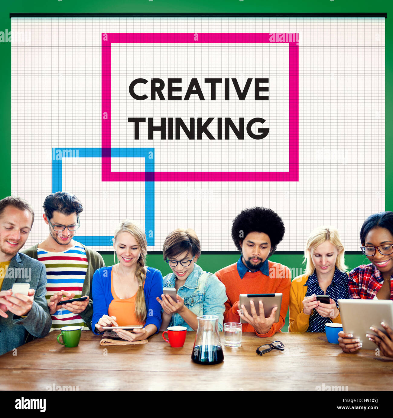 Creative Thinking ideas Imagination Innovation Inspiration Concept ...