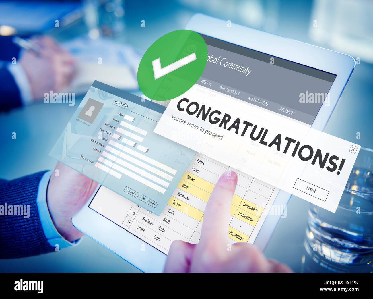 Congratulation connection hi-res stock photography and images - Alamy