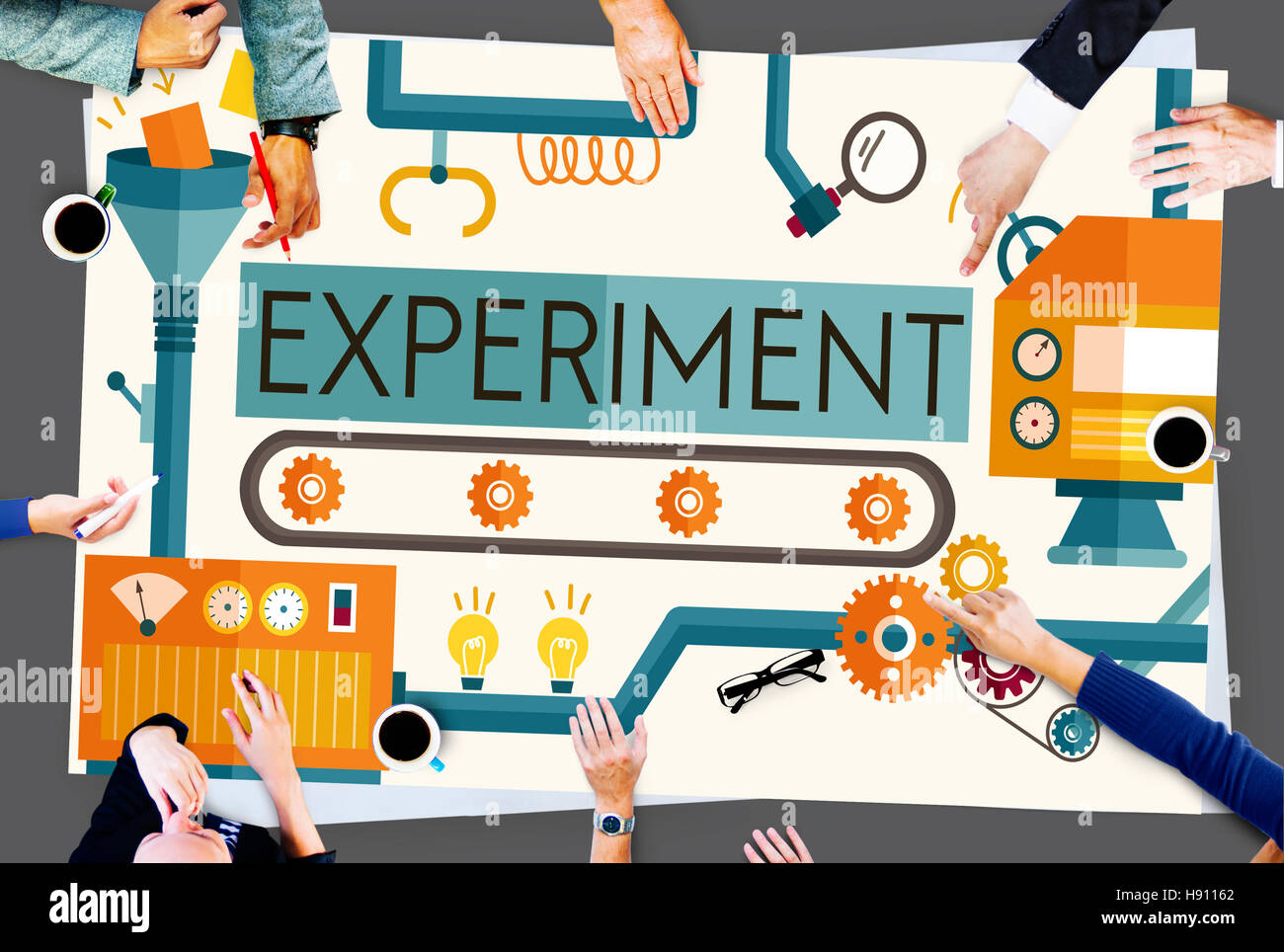 Experiment Explore Try Attempt Concept Stock Photo - Alamy