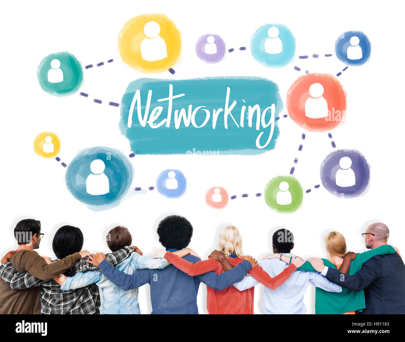 Networking Connection Computer System Internet Concept Stock Photo - Alamy