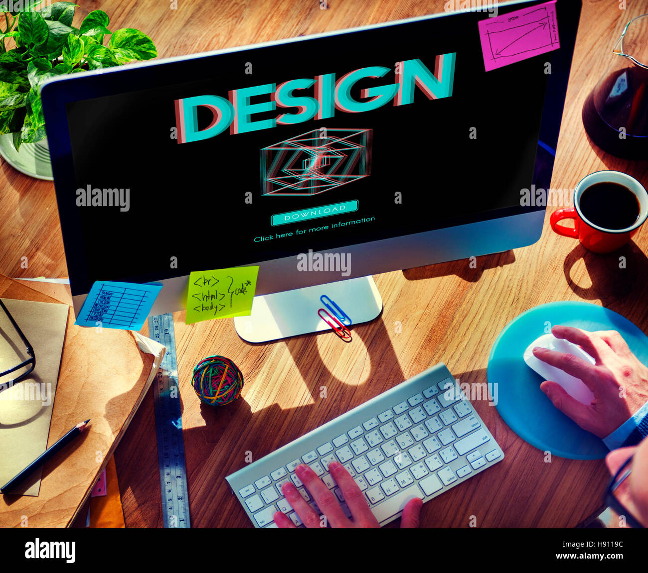 3D Three Dimensional Futuristic Display Modern Concept Stock Photo - Alamy