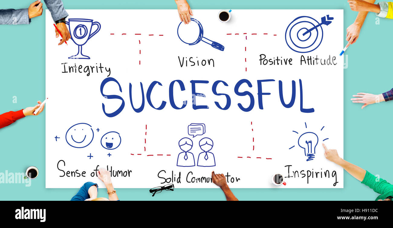 Successful Accomplishment Achievement Victory Concept Stock Photo - Alamy