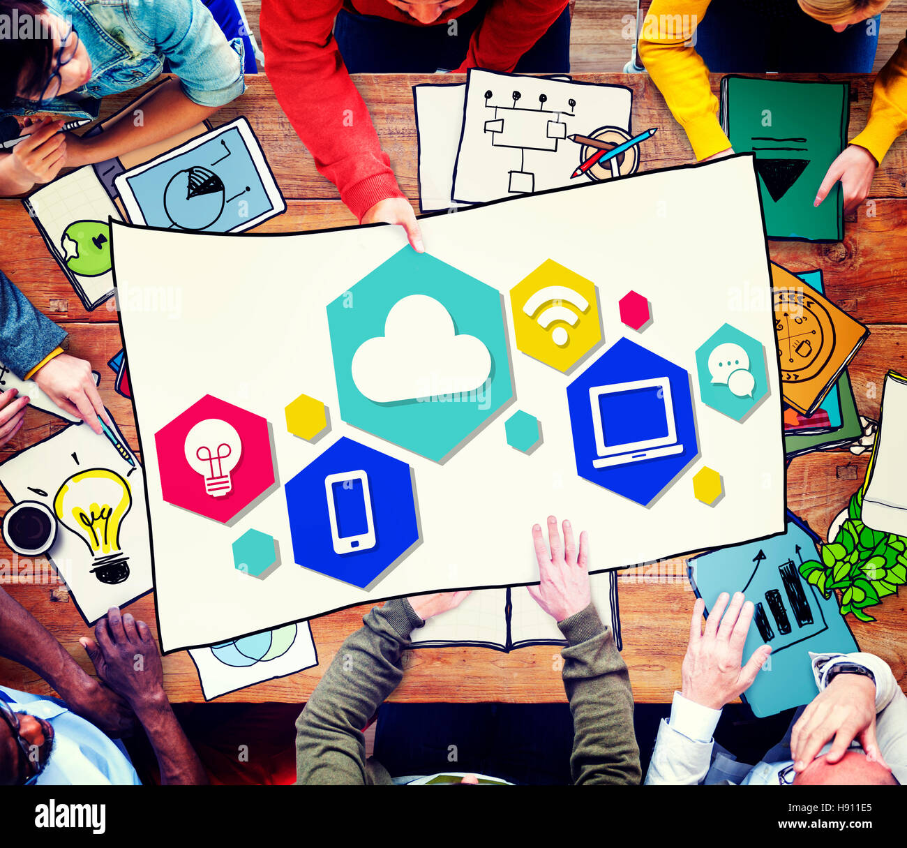 Internet Connection Technology Computer Social Concept Stock Photo - Alamy