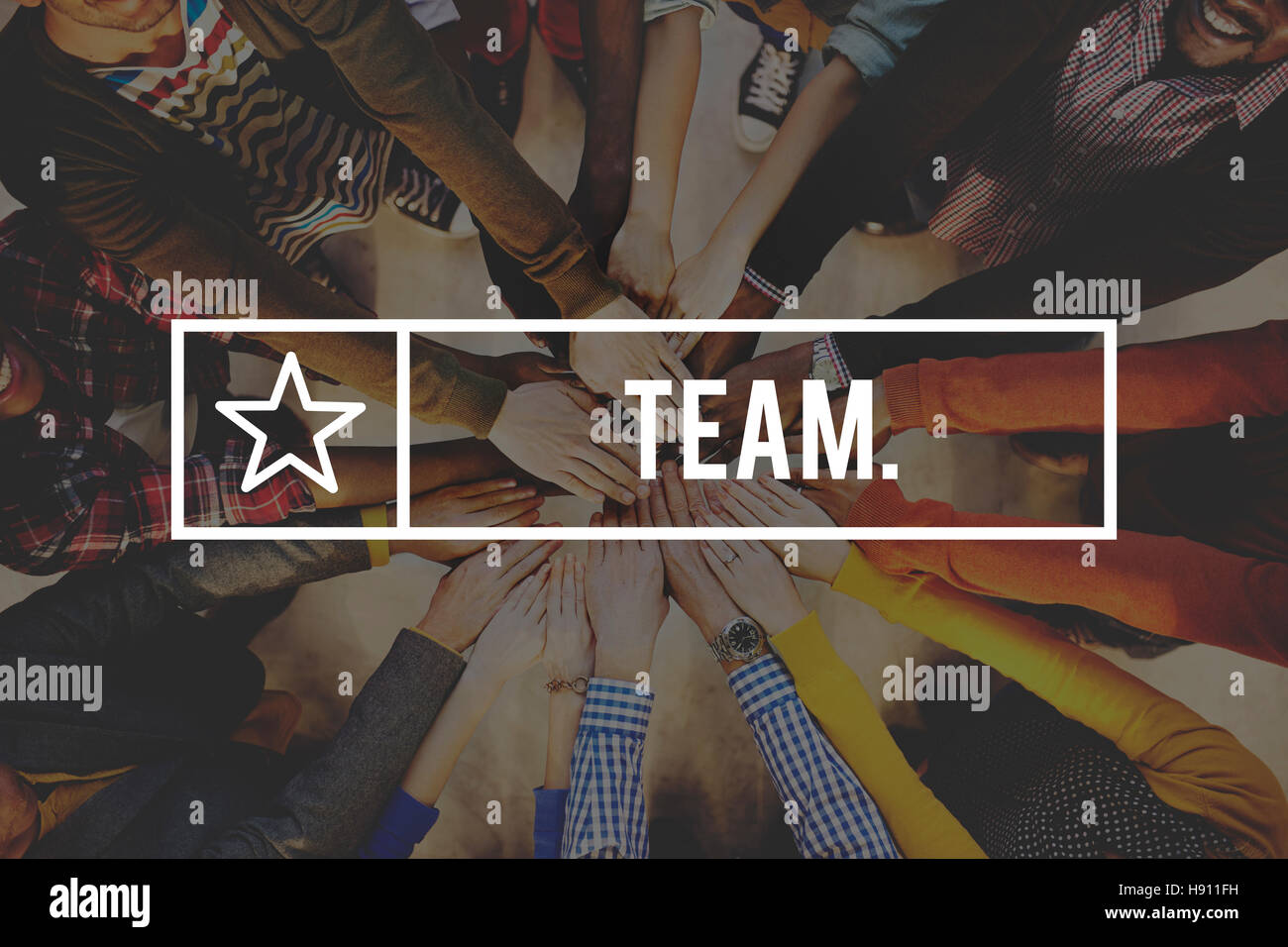 Team Teamwork Partnership Alliance Collaboration Concept Stock Photo ...