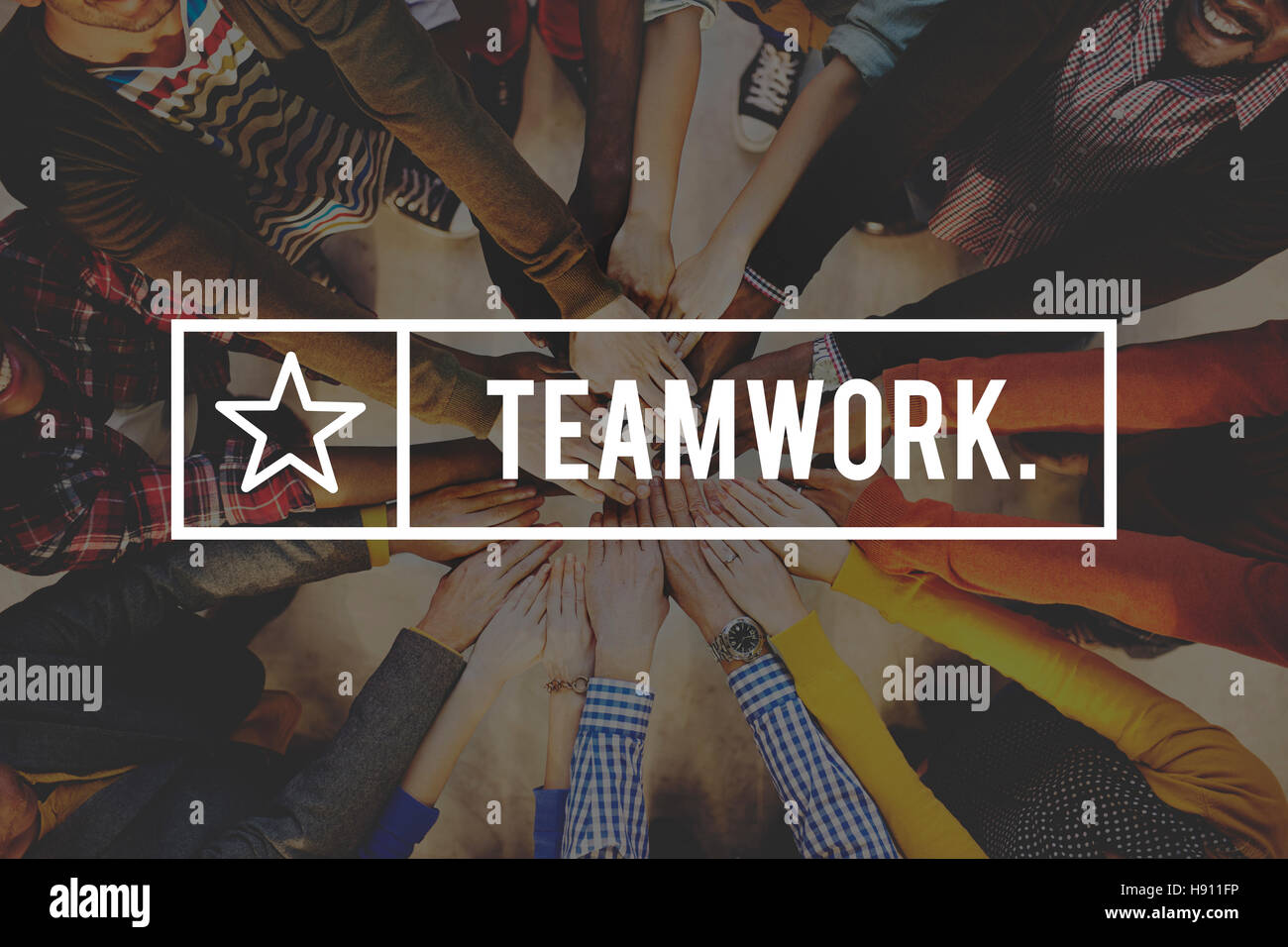 Teamwork Connection Alliance Association Team Concept Stock Photo - Alamy