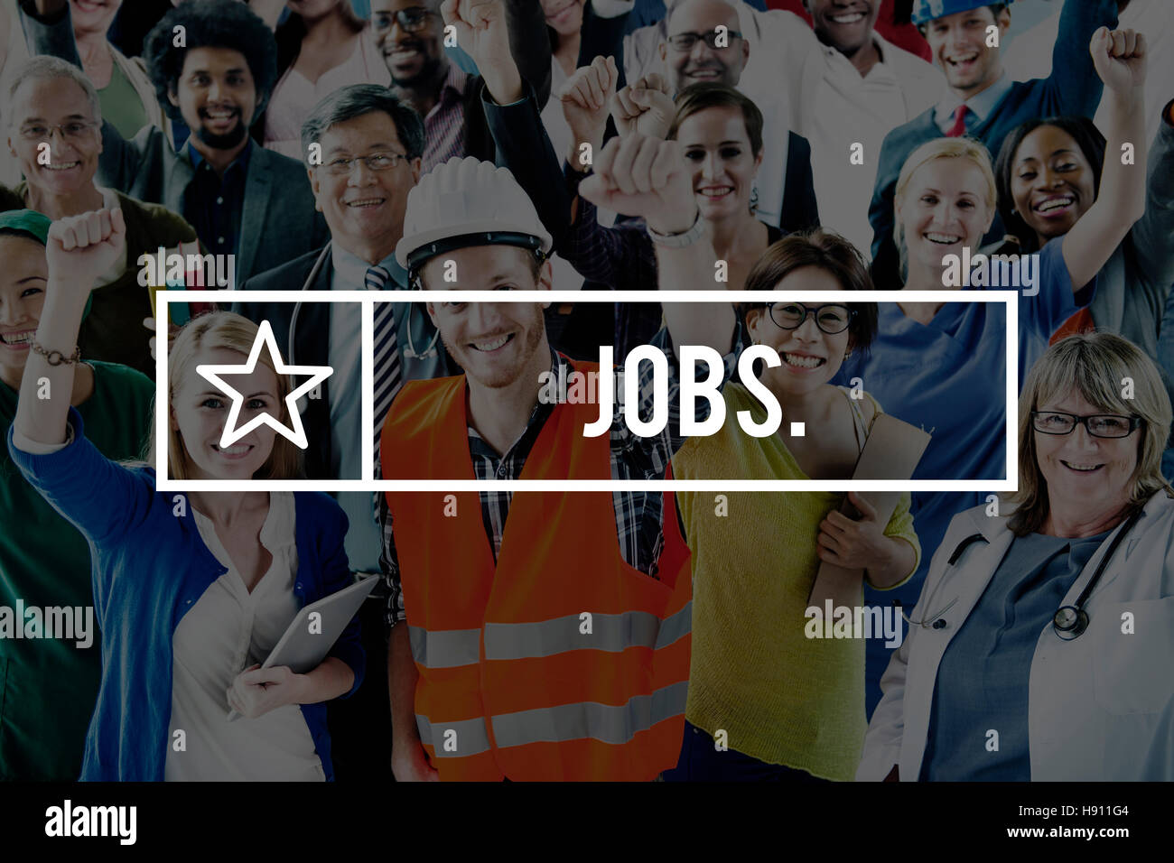 Jobs Hiring Employment Careers Employment Concept Stock Photo - Alamy