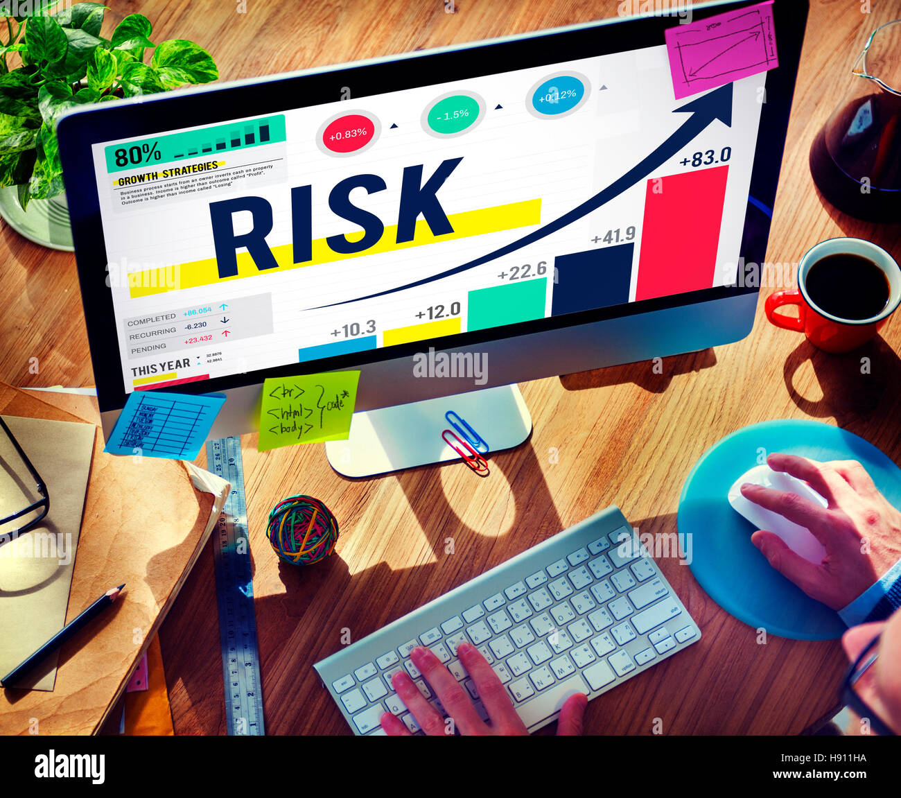 Risk Security Protection Problem Dangerous Management Concept Stock ...