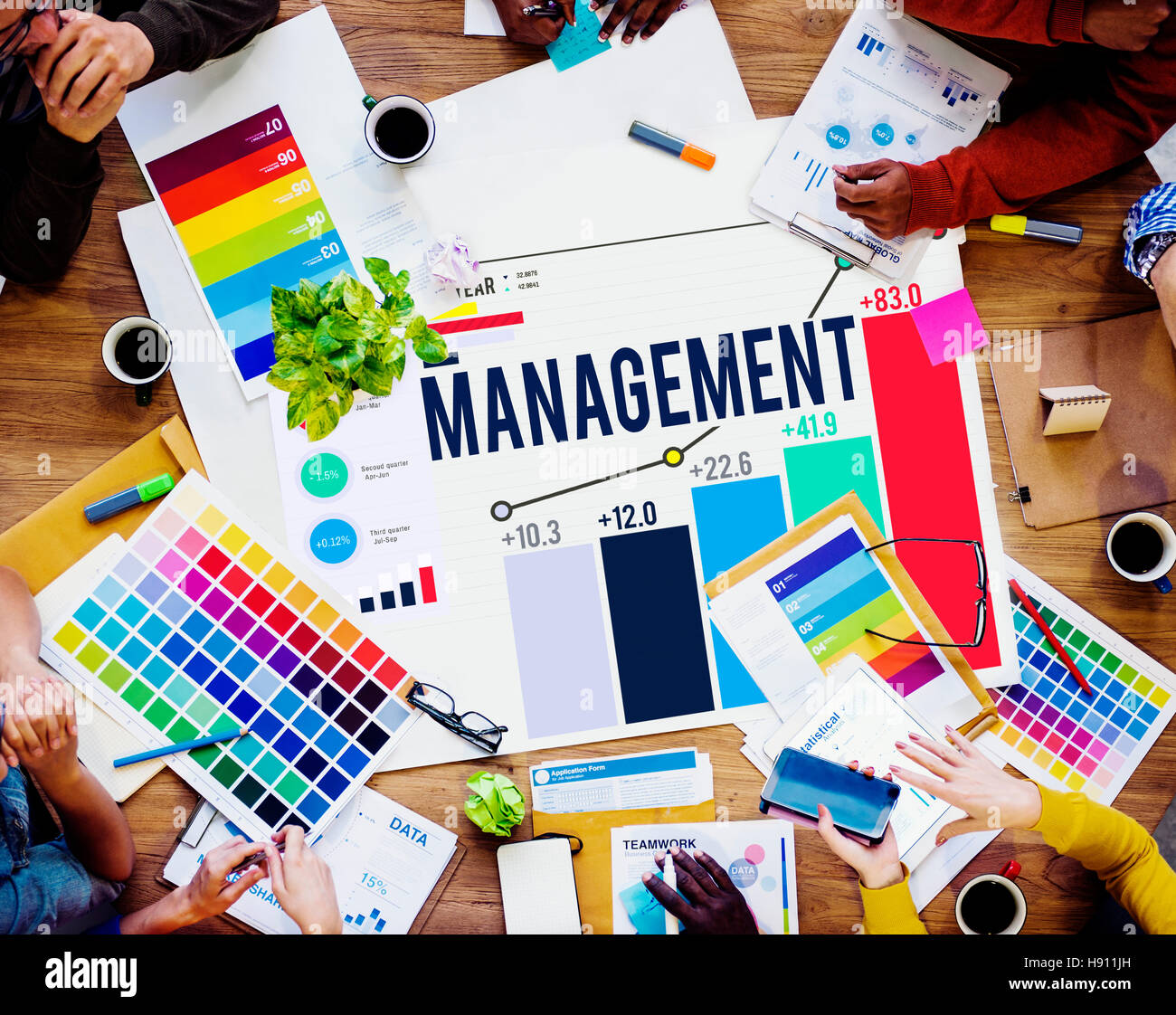 Management Organization Strategy Tactics Solution Concept Stock Photo ...