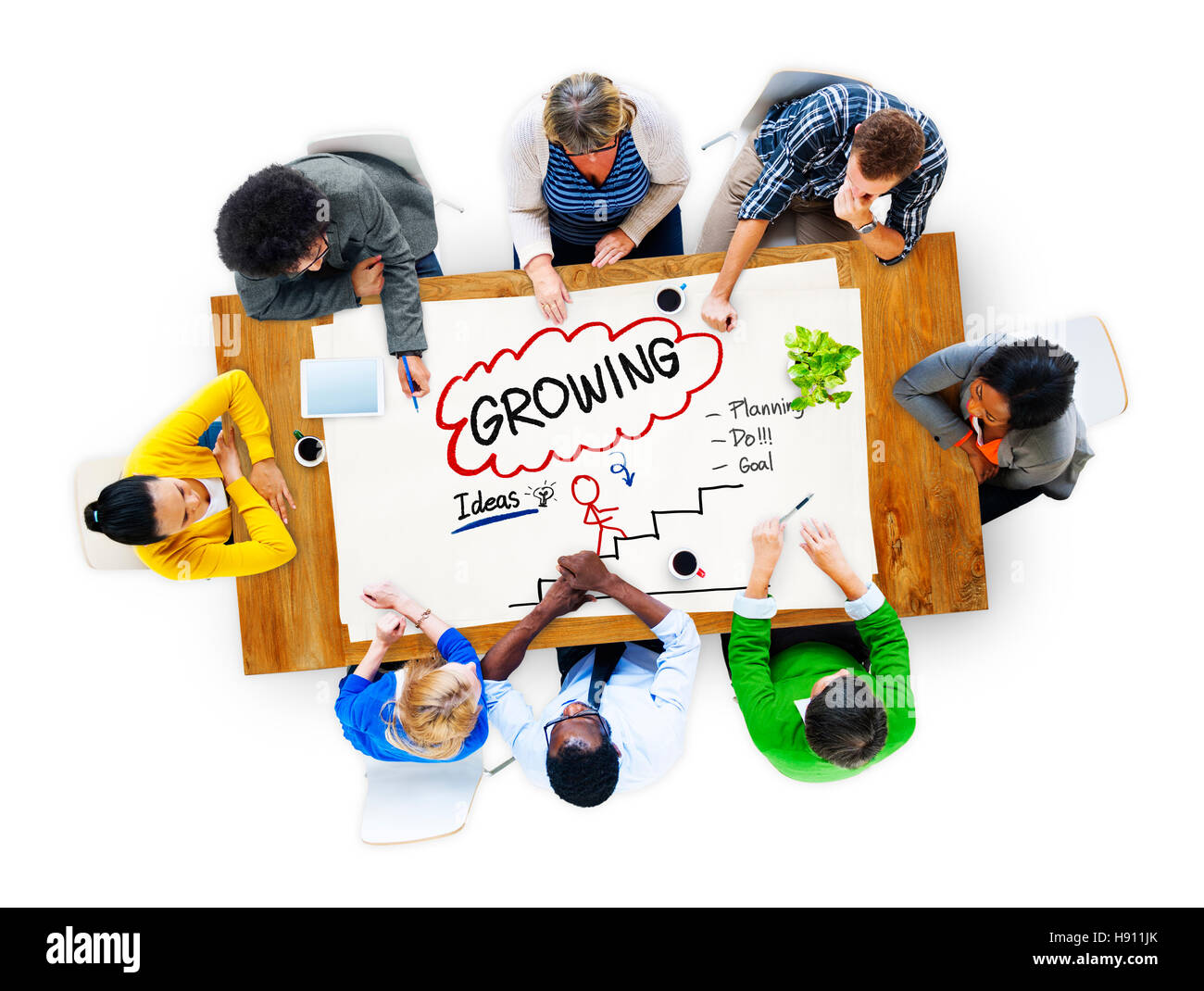 Growing Growth Mission Success Opportunity Concept Stock Photo - Alamy