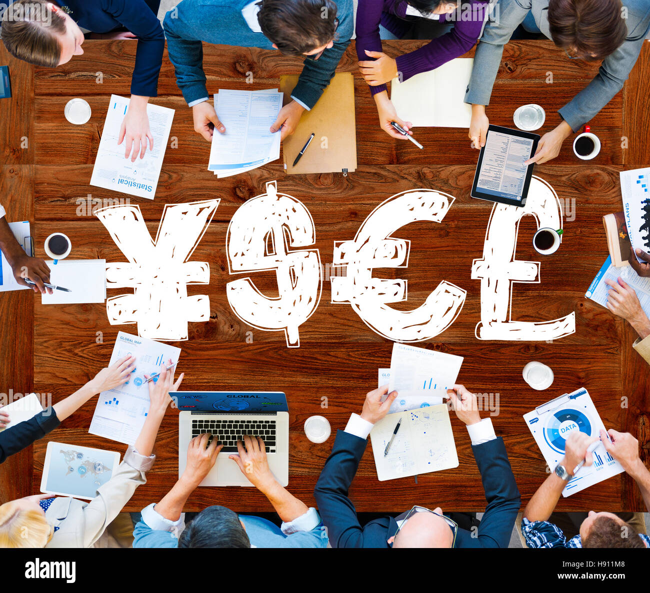 Money Currency Symbol Finance Exchange Concept Stock Photo - Alamy