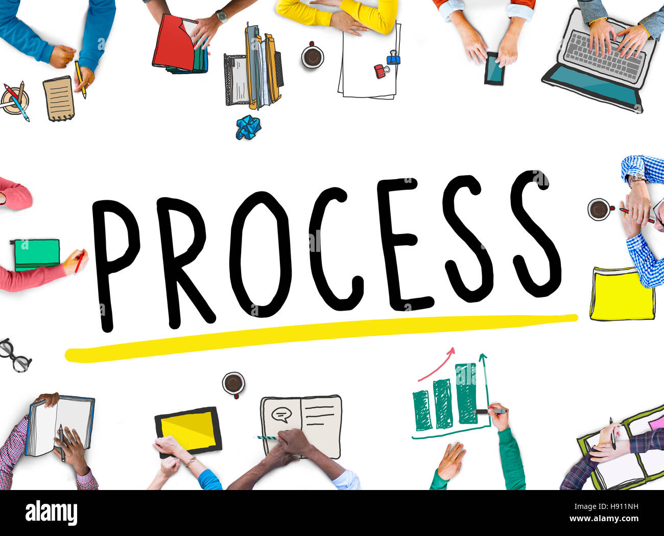 Process System Method Procedure Operation Concept Stock Photo - Alamy