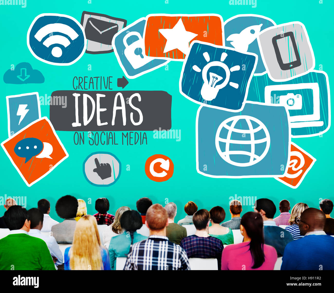 Ideas Innovation Creativity Knowledge Inspiration Vision Concept Stock ...