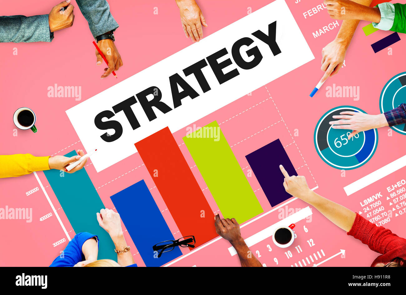 Strategy Plan Marketing Data Ideas Innovation Concept Stock Photo - Alamy
