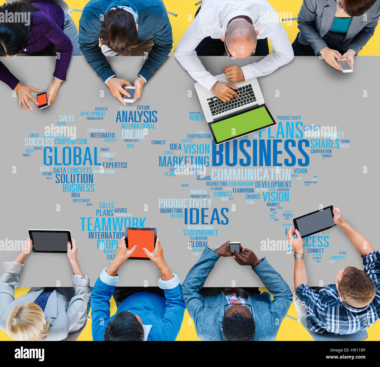 Global Business Opportunity Growth Organization Concept Stock Photo - Alamy