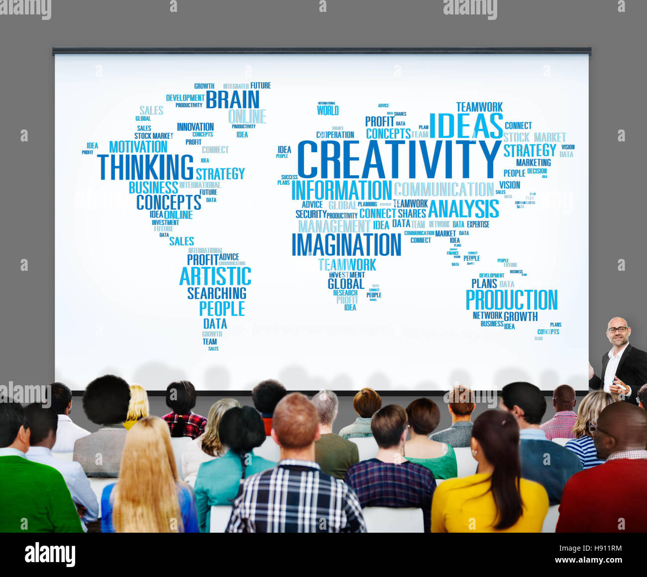 Creativity Artistic Imagination Inspiration Innovation Concept Stock ...