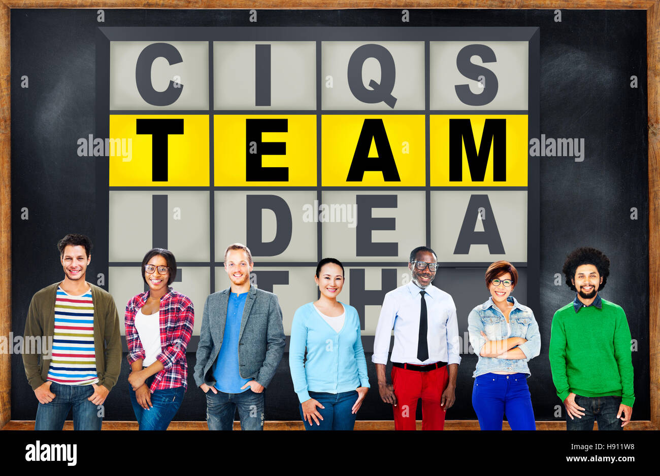 Team Puzzle Problem Solving Corporate Connection Concept Stock Photo ...
